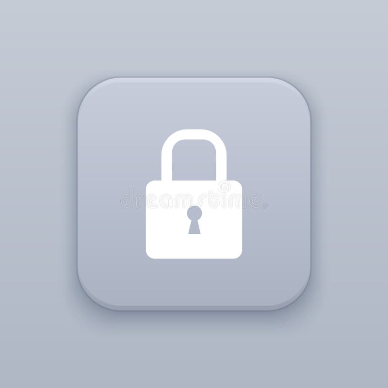 Password, Lock Button, Best Vector Stock Vector - Illustration of ...