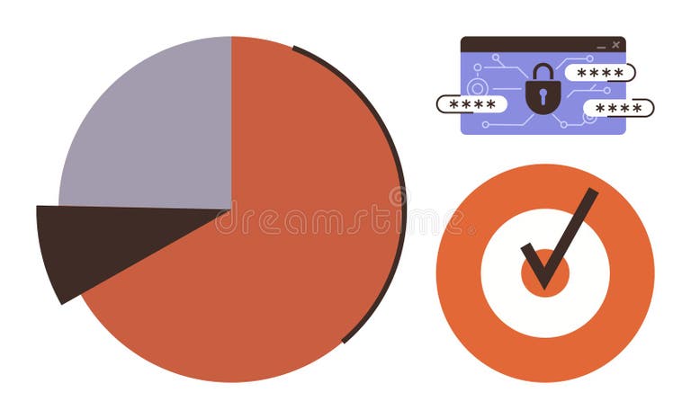 Data Security and Analysis Representation with Pie Chart, Password ...