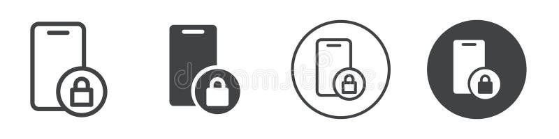 Password Manager App Icon Vector Logo Outline Stock Vector ...