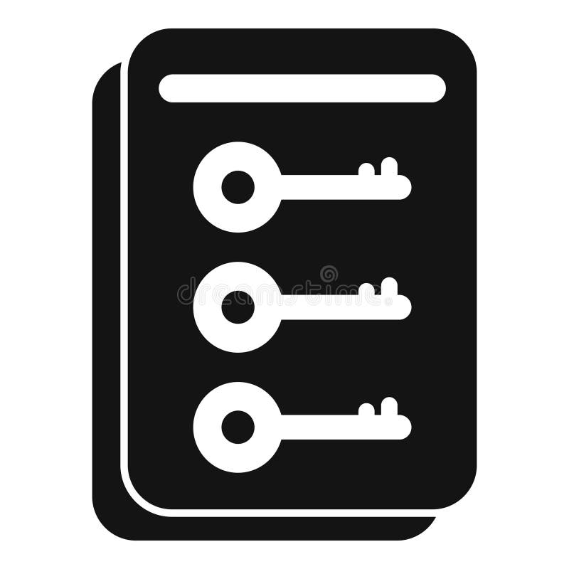 Password Manager Protecting User Data with Multiple Keys Stock Photo ...