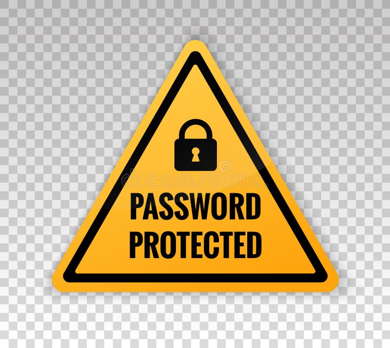 Password Protected Icon. Area Secure Lock Sign Isolated On Background ... Password Protected Icon. Area Secure Lock Sign Isolated On Background ...