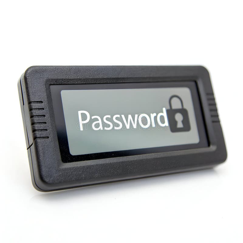 Password Protected stock illustration. Illustration of authentication ...