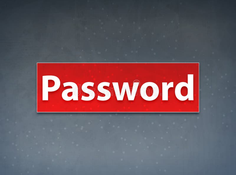Password Red Banner Abstract Background Stock Illustration ...