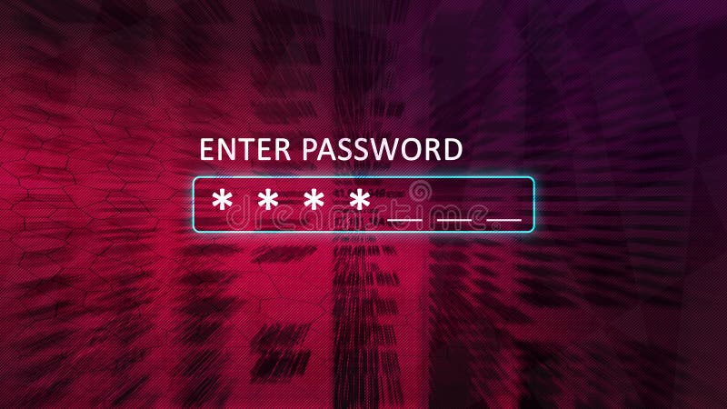 Password screen concept. stock photo. Image of identity - 176930842