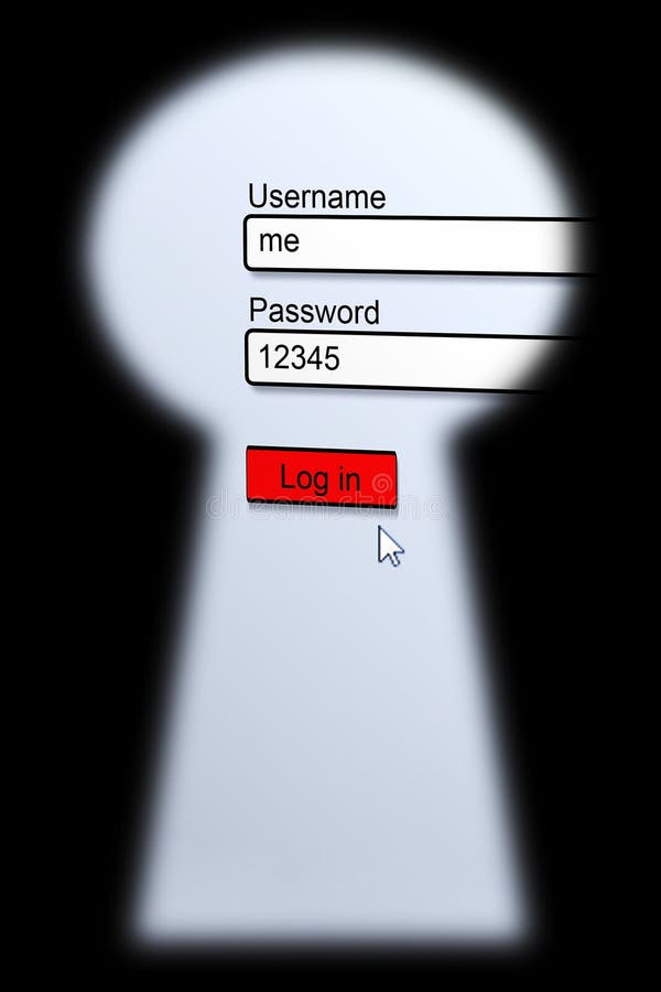 Password Security stock photo. Image of information, theft - 41178938