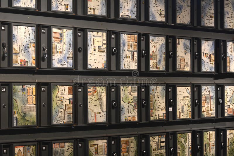 Password Storage Box Made of Ceramic Bricks Stock Image - Image of ...