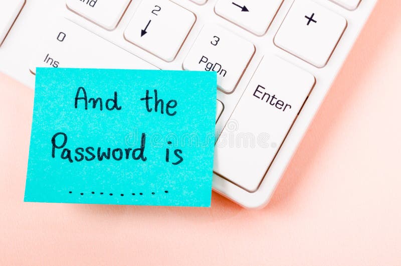 564 Sticky Note Password Stock Photos - Free & Royalty-Free Stock ...