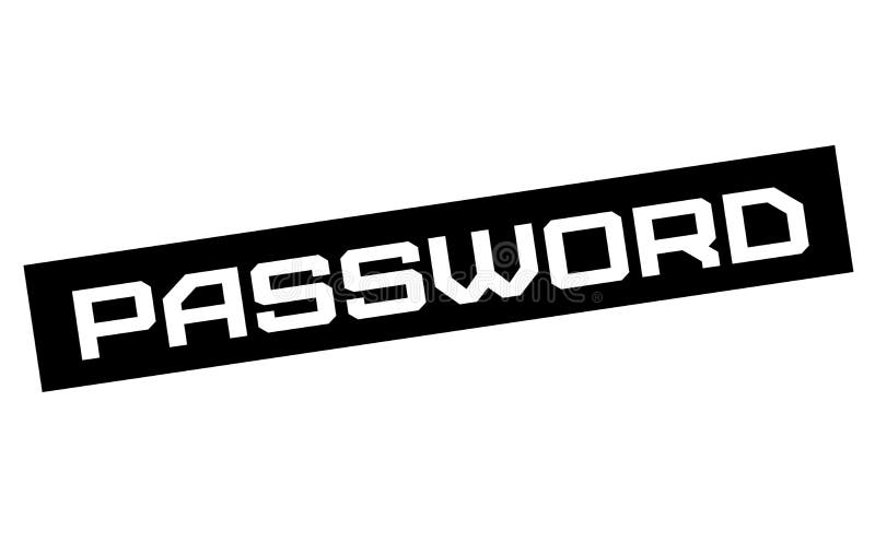 Password typographic sign stock vector. Illustration of label - 142209540