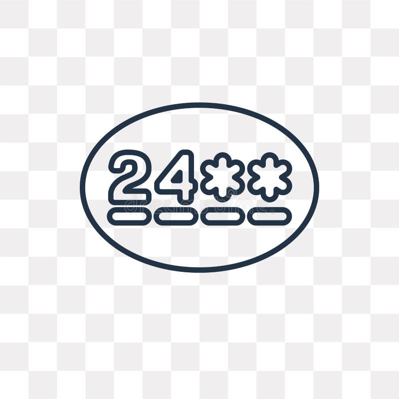 Password Vector Icon Isolated On Transparent Background, Password ...