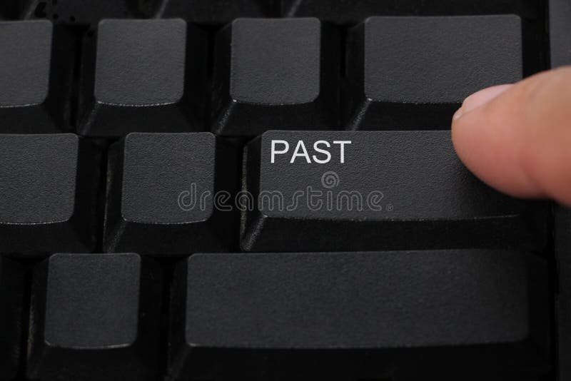Past Button on a Computer Keyboard Stock Image - Image of keyboard ...