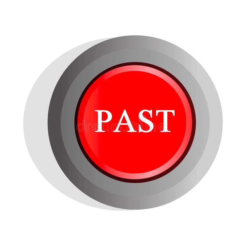 Past Button. stock illustration. Illustration of home - 177726077