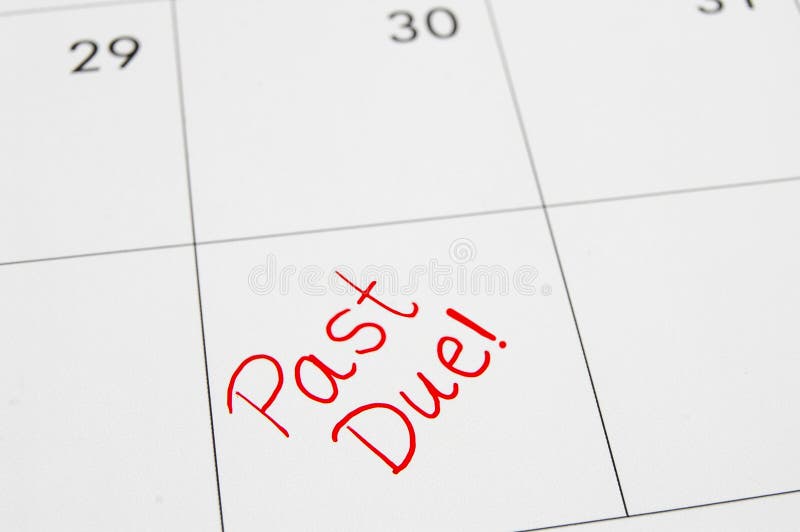 Past Due stock image. Image of receipt, order, bill, inkpad - 55583