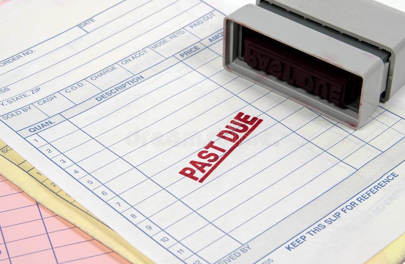 Past Due stock image. Image of receipt, invoice, workorder - 55583