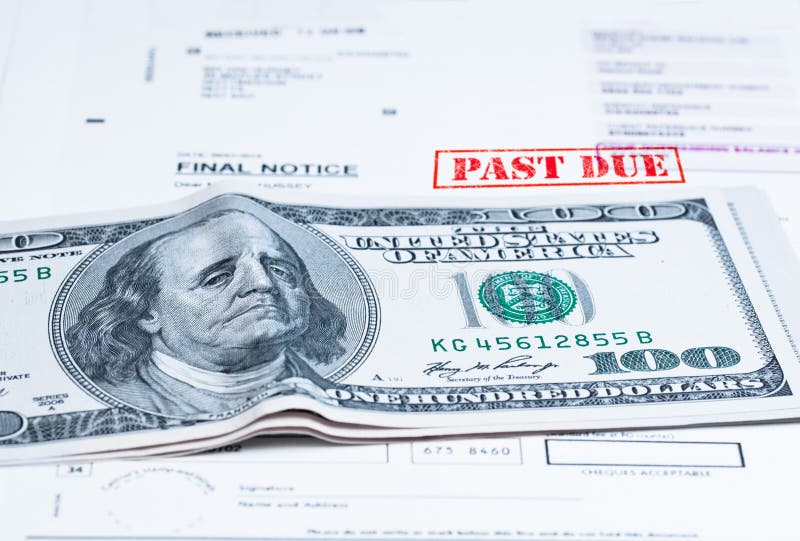 Past due bill concept stock photo. Image of paper, document - 29212074