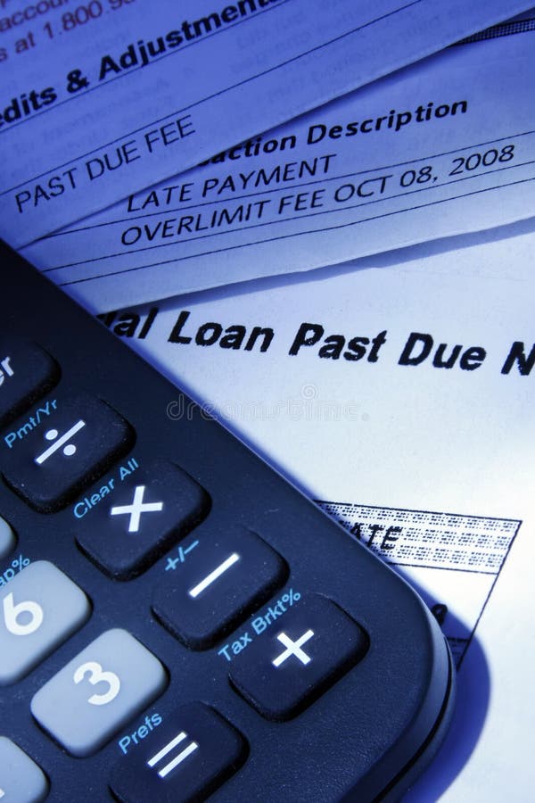 Past due bills stock photo. Image of deadline, internet - 4229052