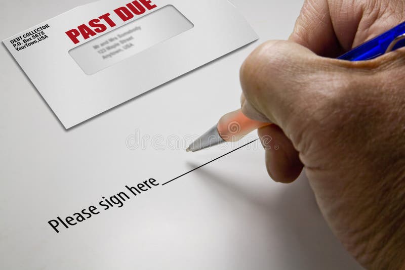 Past Due Notice stock photo. Image of late, government - 4100932
