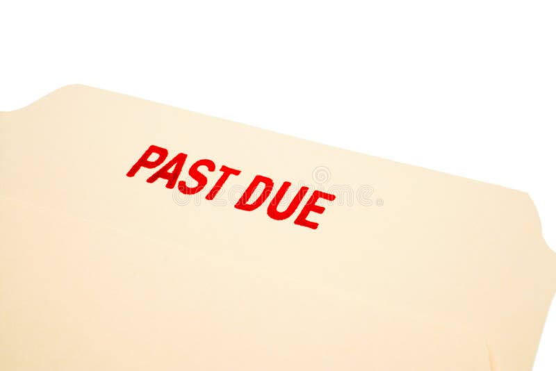Past due stamp on paper stock image. Image of convenience - 28005333