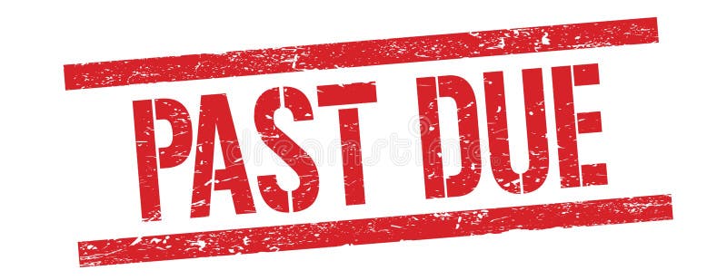 Past due stamp on paper stock image. Image of convenience - 28005333