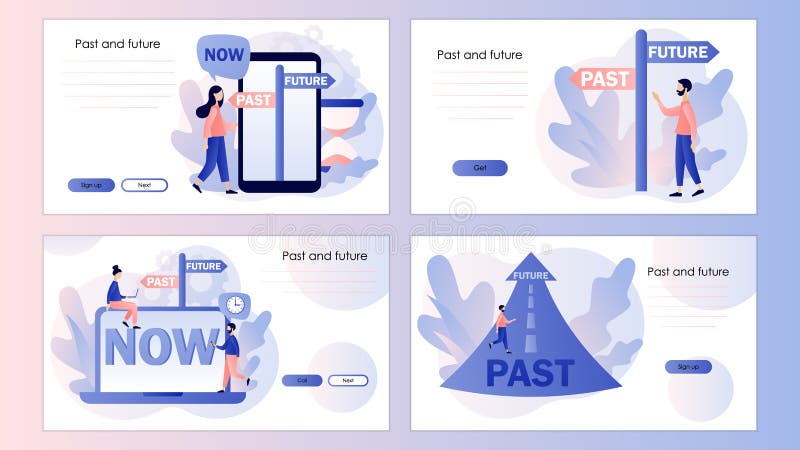 Future Past Road Sign Design Stock Illustrations – 147 Future Past Road ...