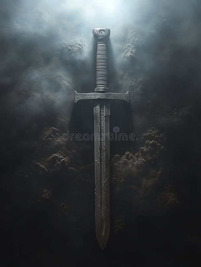 Past and Future Weapons Crossed Stock Illustration - Illustration of ...