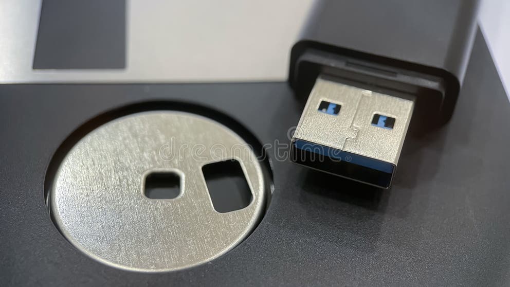 From Past To Present. the Evolution of Data Storage Stock Image - Image ...