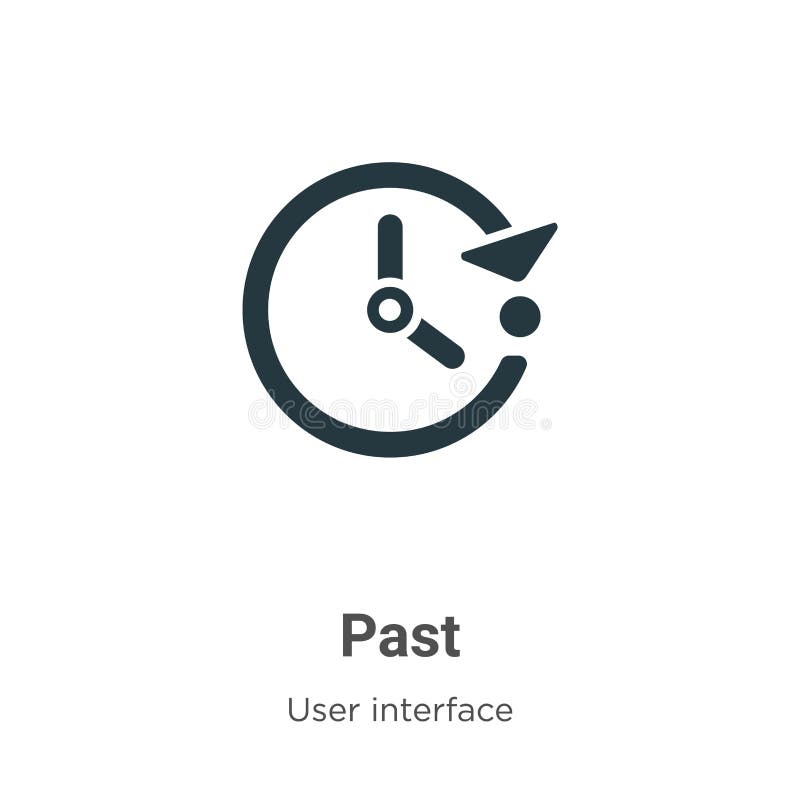 Past Icon On White Background. Simple Element Illustration From UI ...