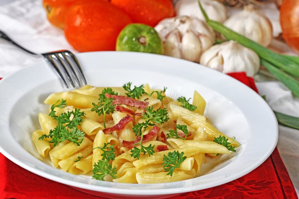 Pasta stock photo. Image of parmesan, leaf, delicious - 38222118