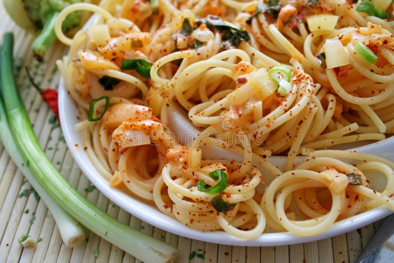 Pasta Time stock image. Image of herb, rigatoni, closeup - 3966457