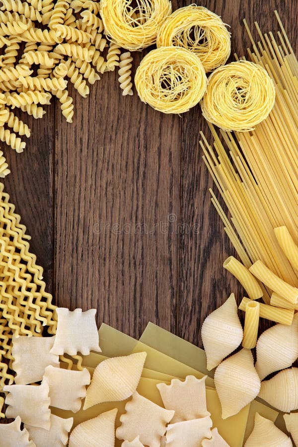 Pasta Border stock photo. Image of design, penne, diet - 54110430