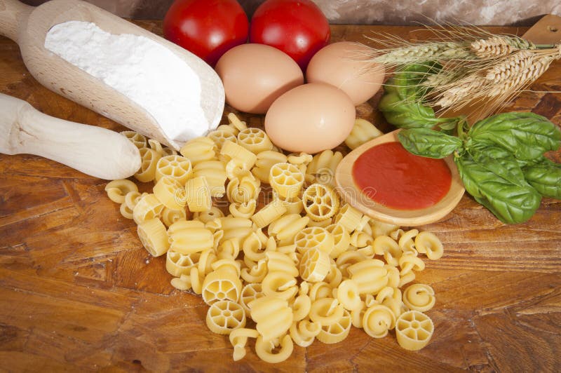Pasta a Basso Contenuto Proteico-pasta Low Protein Stock Image - Image ...