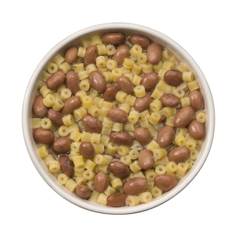 Pasta and beans stock photo. Image of nutrition, plate - 9042142