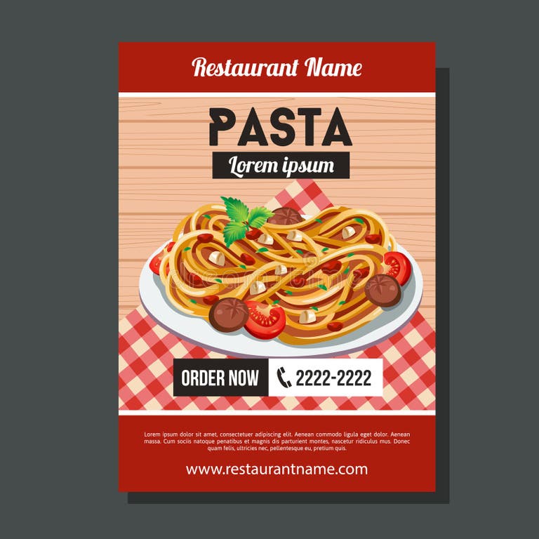 Pasta Brochure Stock Illustrations – 1,125 Pasta Brochure Stock ...