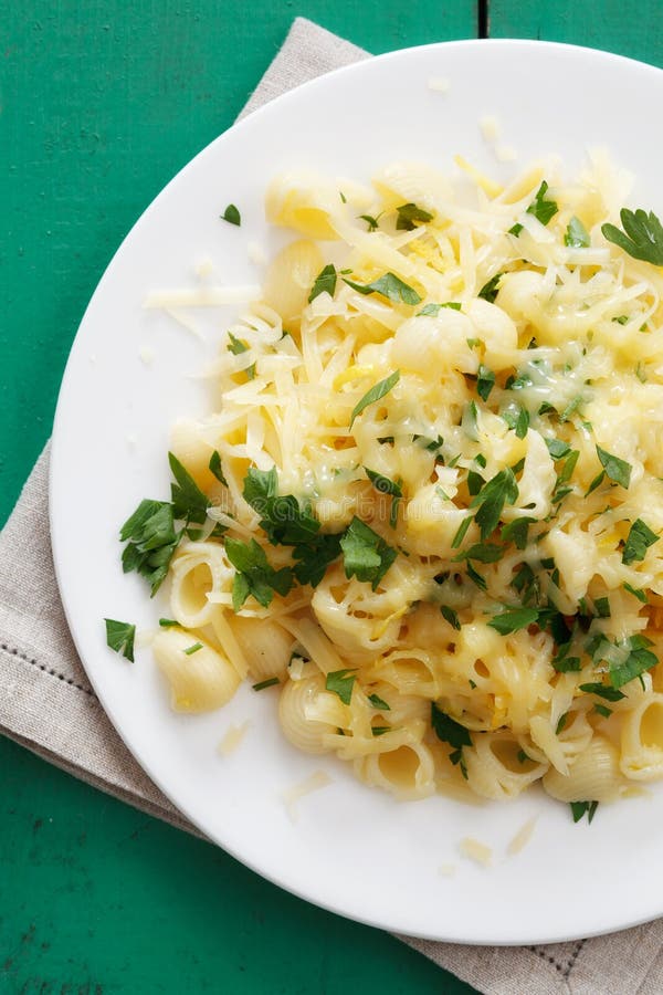 Pasta with Cheese and Lemon Peel Stock Image - Image of pasta, parmesan ...