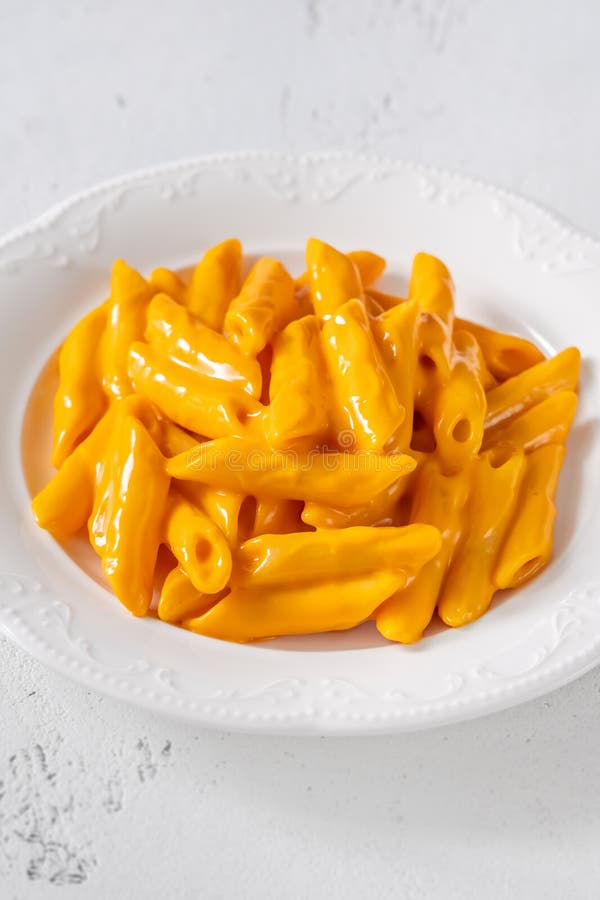Pasta with cheese sauce stock image. Image of pasta - 269453811