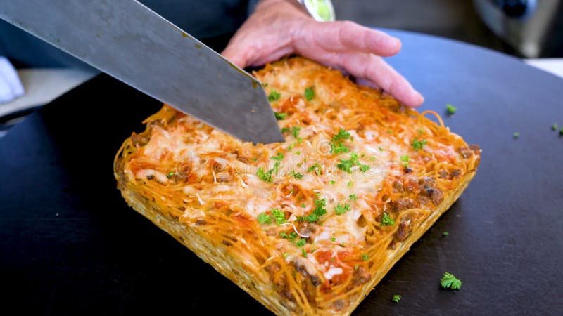 Pasta Closeup of Process of Making Cooking Penne Pasta Stock Image ...