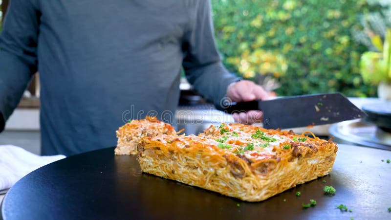 Pasta Closeup of Process of Making Cooking Penne Pasta Stock Photo ...