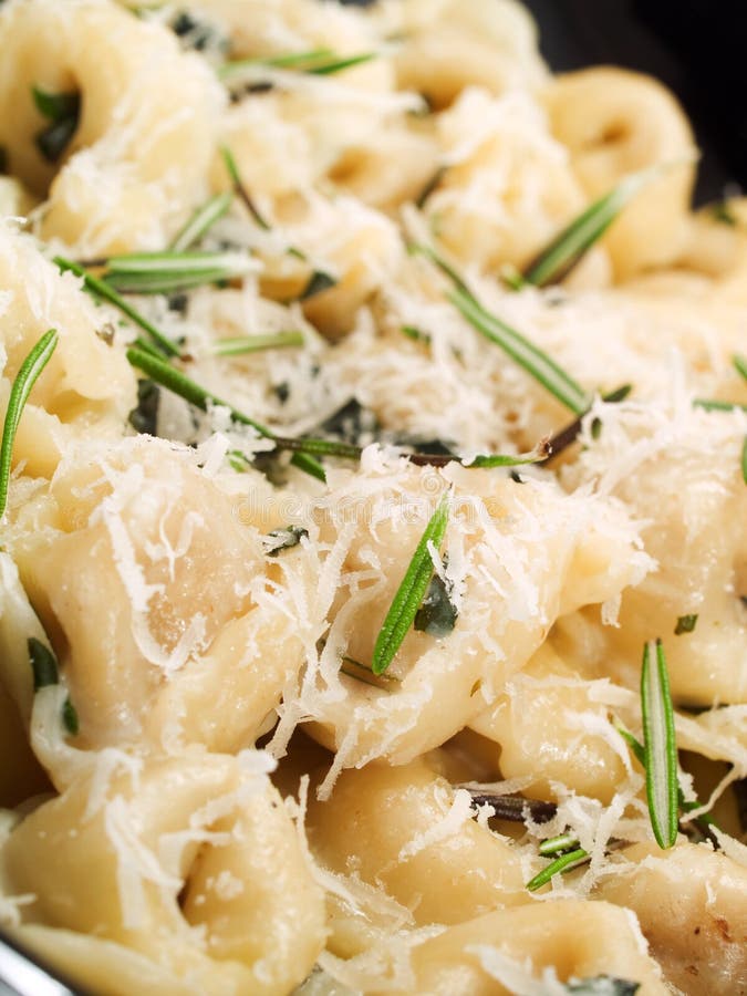 Pasta Collection - Cheese Ravioli Stock Photo - Image of single, cheese ...