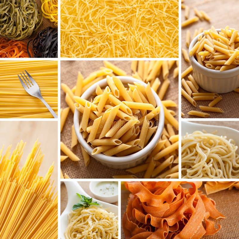 Pasta collection stock image. Image of italian, bowl - 51724549