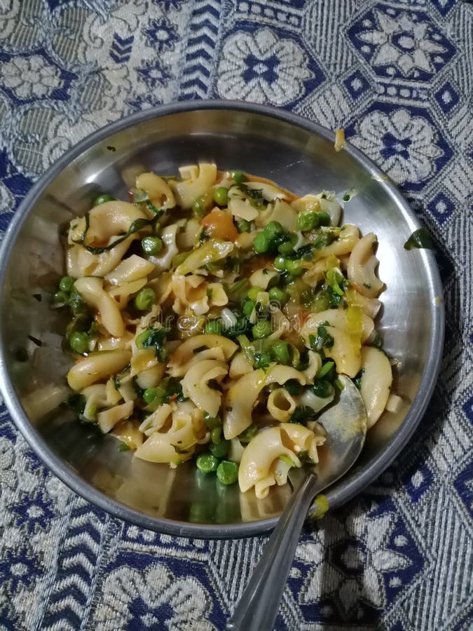 Pasta a Delicious Fast Food. Stock Image - Image of learning, taste ...