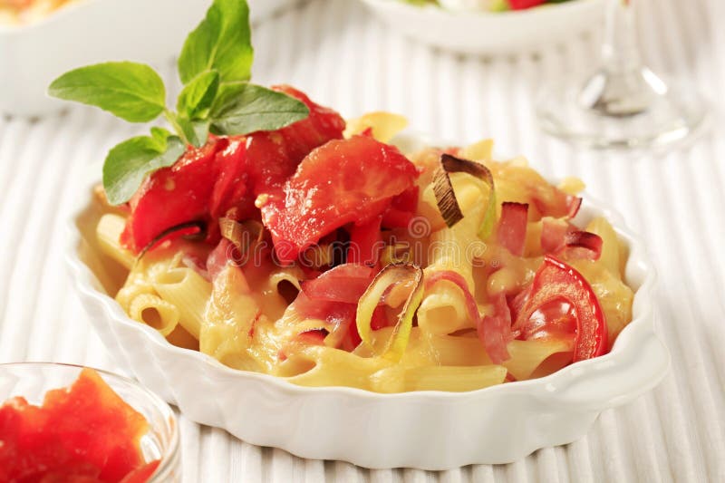 Pasta dish stock image. Image of penne, tomato, appetizing - 21968193