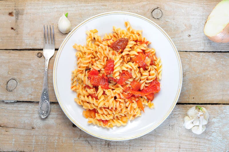 Pasta dish stock image. Image of traditional, collection - 23457003