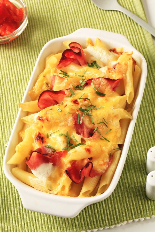 Pasta dish stock image. Image of casserole, rectangular - 30748911
