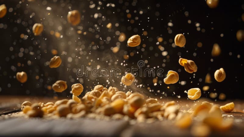 Pasta Falling in Mid-Air stock photo. Image of dramatic - 323812436