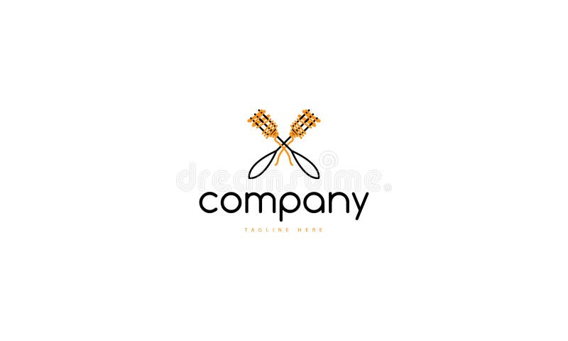 Pasta on Fork. Vector Logo Which Depicts a Fork with Spaghetti. Stock ...
