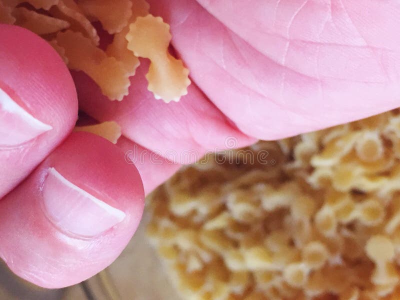 Pasta stock photo. Image of abstract, yellow, pasta, hand - 83026694