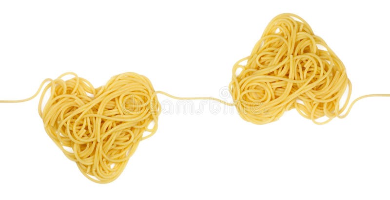 Pasta Heart (Valentine`s Day Theme) Stock Image - Image of freshness ...