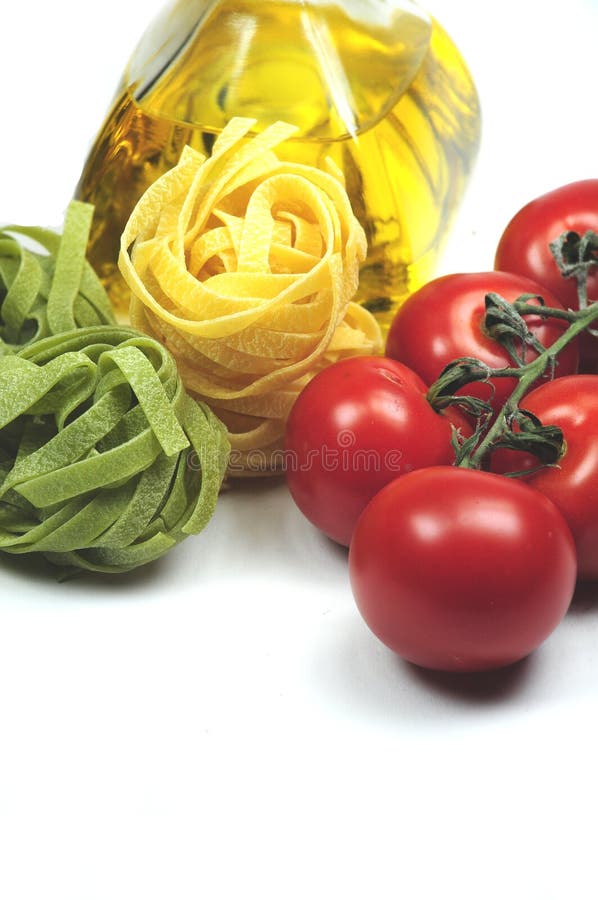 Pasta and ingredients stock image. Image of dish, pasta - 13025829