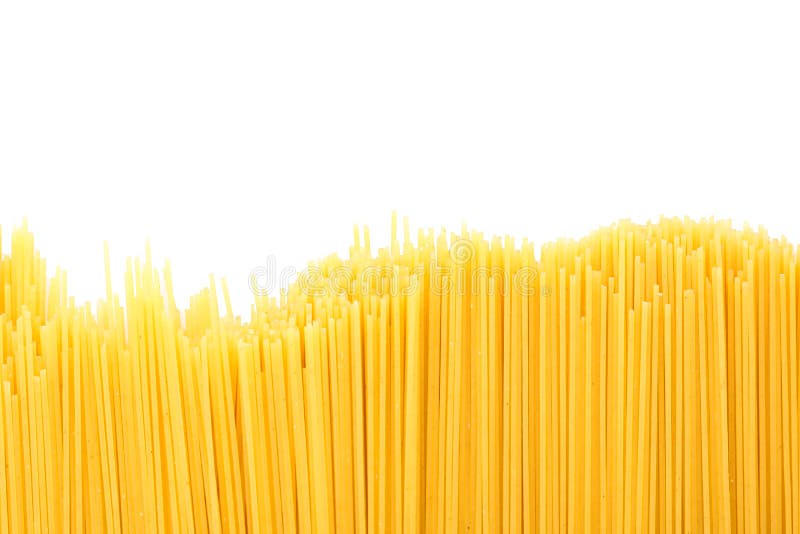 Pasta Isolated on White Background Stock Image - Image of composition ...