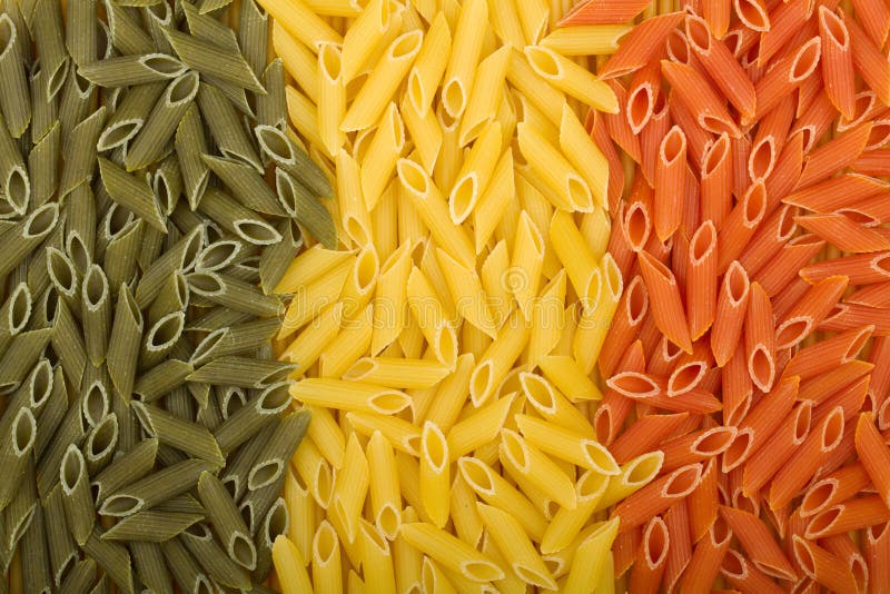 Pasta Italian flag stock image. Image of group, closeup - 26575369