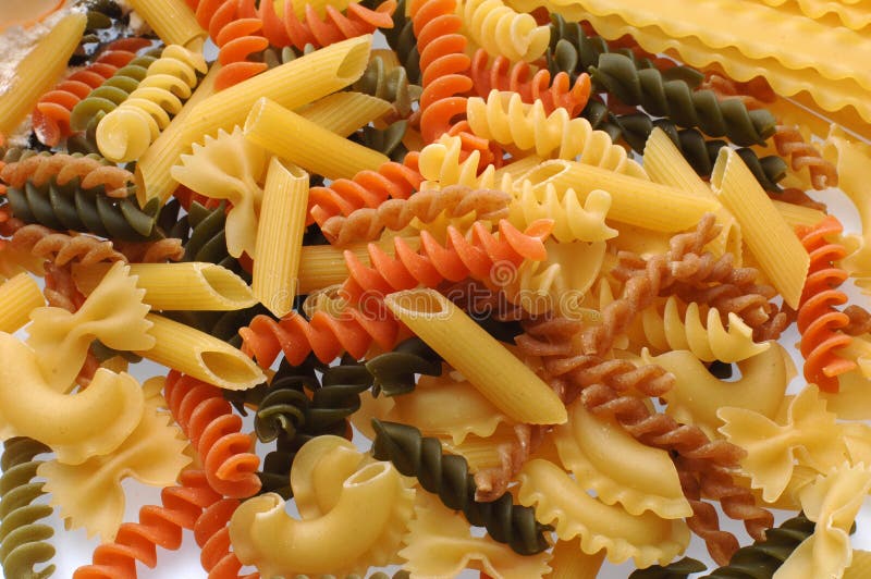 Pasta kinds stock image. Image of macaroni, food, spagetti - 7348861